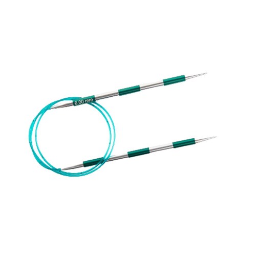 Aguja Tejer Circular Aluminio Smartstix 80cm 6mm Knitpro