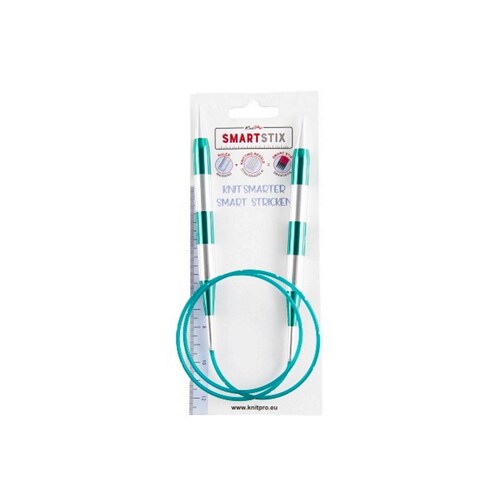 Aguja Tejer Circular Aluminio Smartstix 80cm 10mm Knitpro