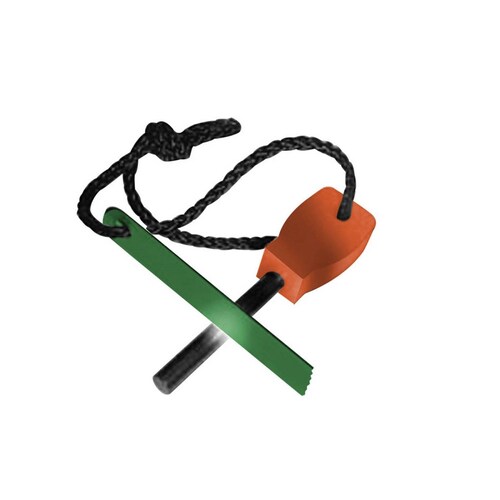 Pedernal Chispa De 3000 grados C C/Cordón Naranja Con Negro Wallis