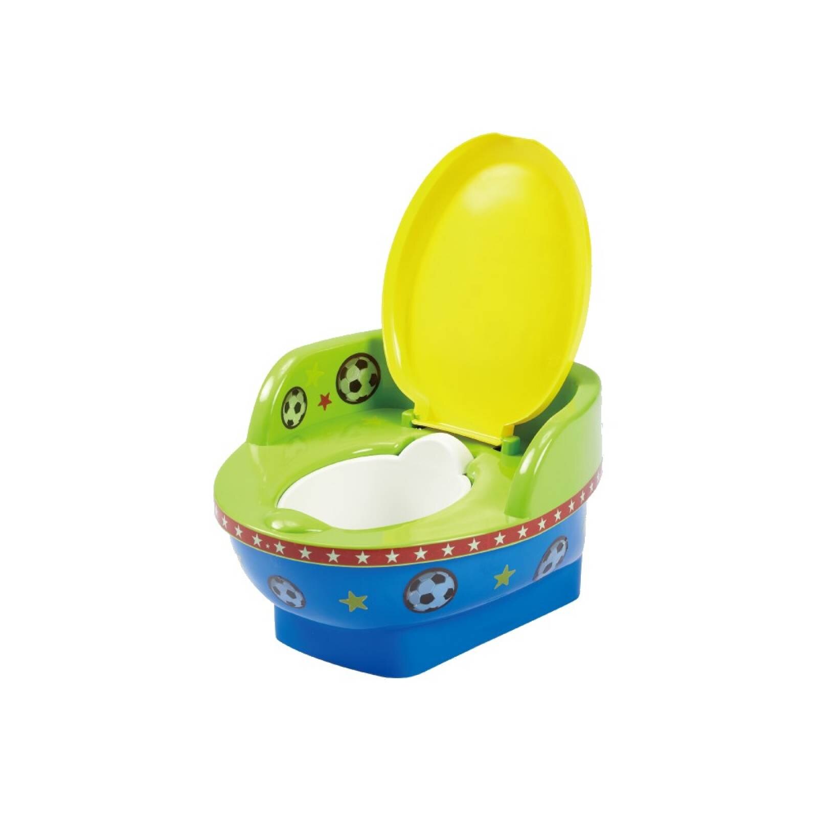 Bacinica Baño Infantil Entrenadora Azul P/ Bebé MyToy