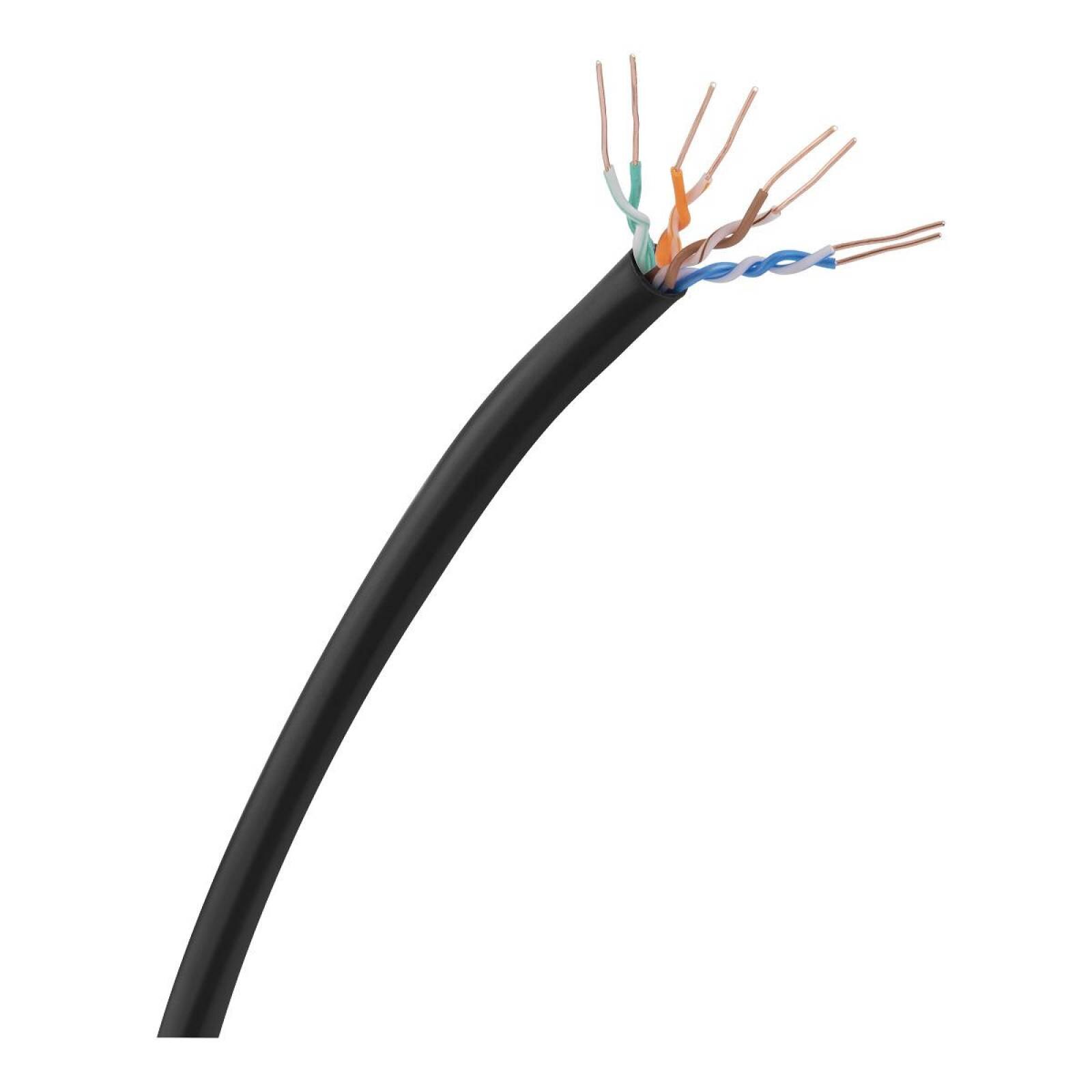 Cable UTP CAT 5e para intemperie, negro VTA