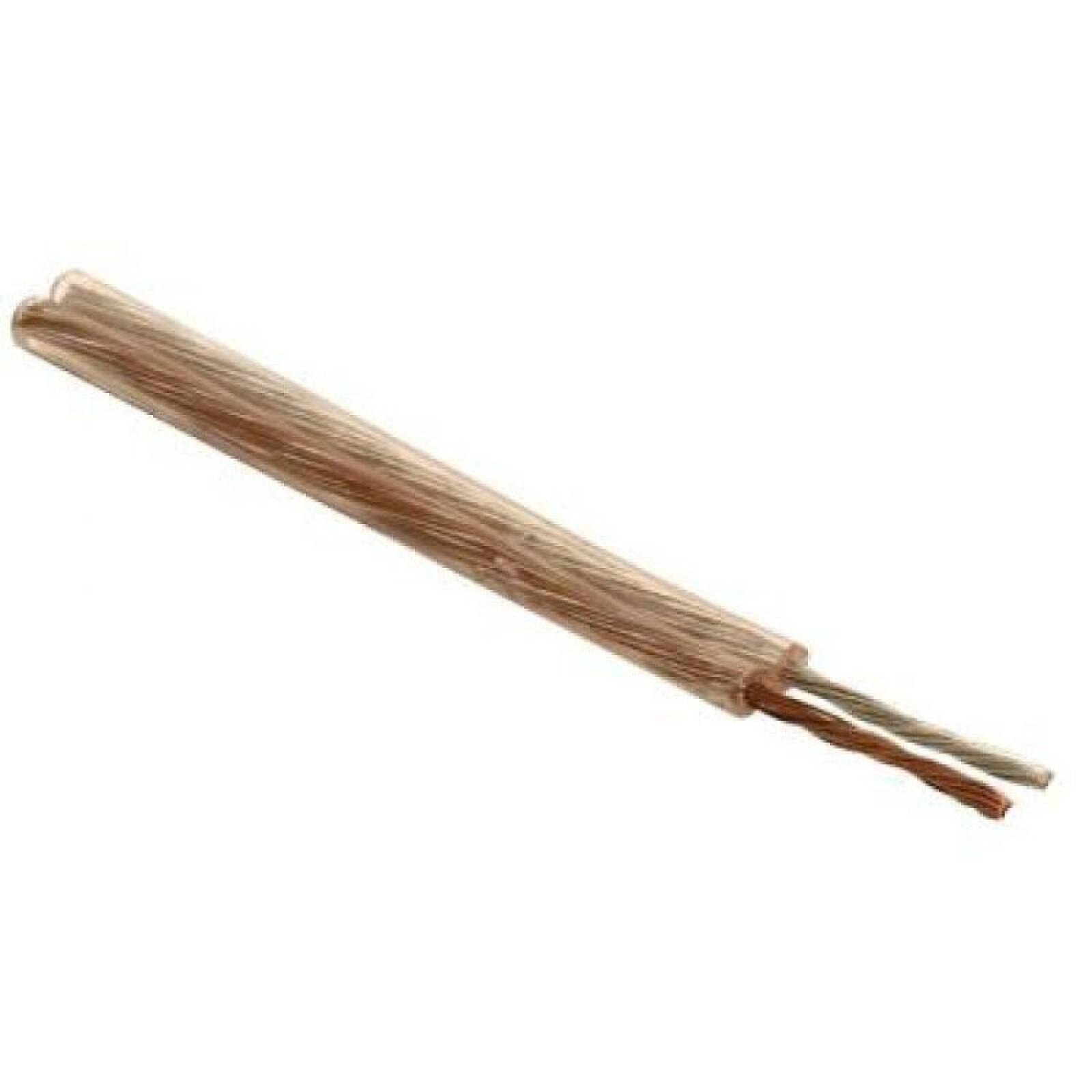 Cable dúplex polarizado 20 AWG, transparente VTA