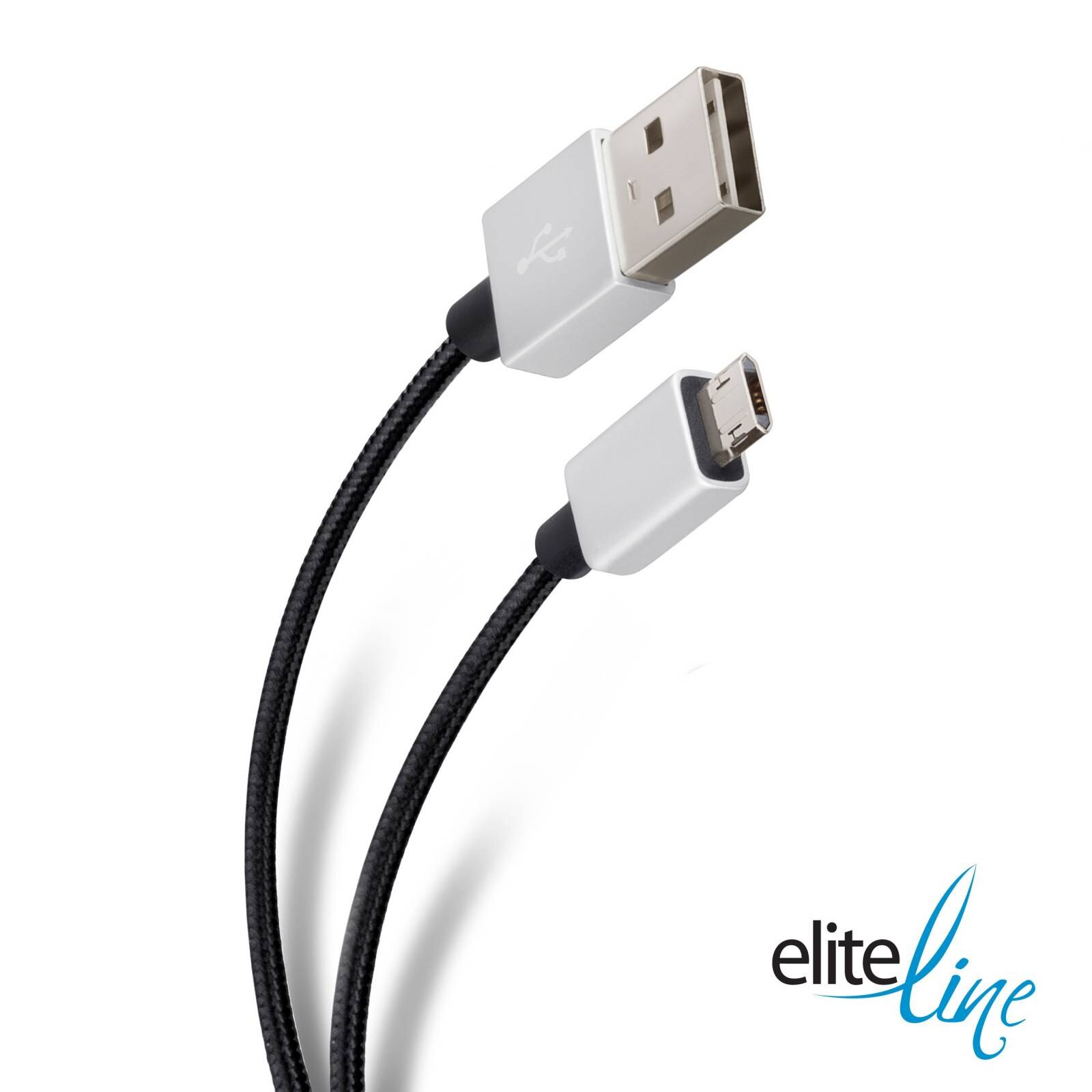Cable Elite reversible USB a micro USB