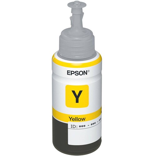 Botella Tinta EPSON T673 L800 L805 L810 L850 L1800 Amarillo 70ml T673420-AL
