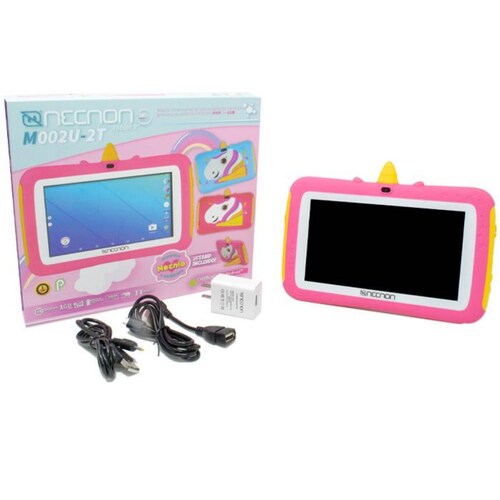 Tablet NECNON 7 Android 10 16GB KIDS UNICORNIO 7 Quad Core 2GB ram Rosa ...