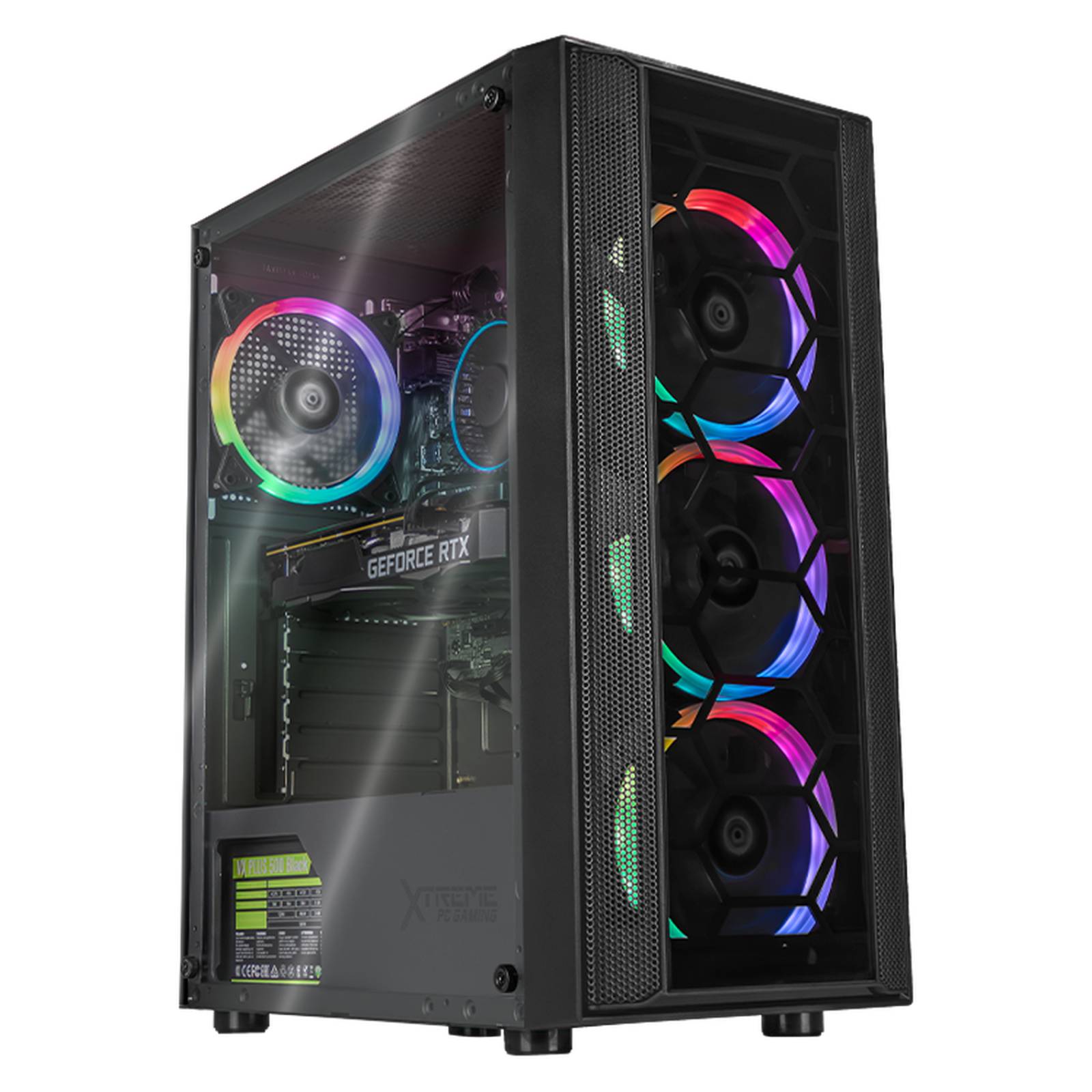 Xtreme PC Gaming GeForce RTX 3050 Core I3 12100F 16GB SSD 500GB WIFI Black