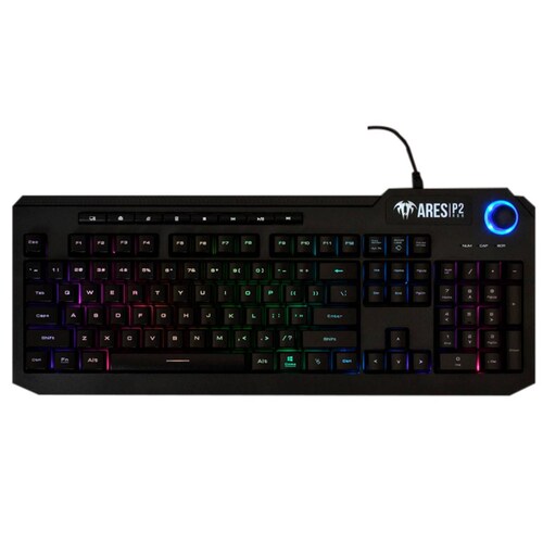 Kit Gamer 3 en 1 GAMDIAS ARES P2 Teclado Mouse 3600DPI Mouse Pad