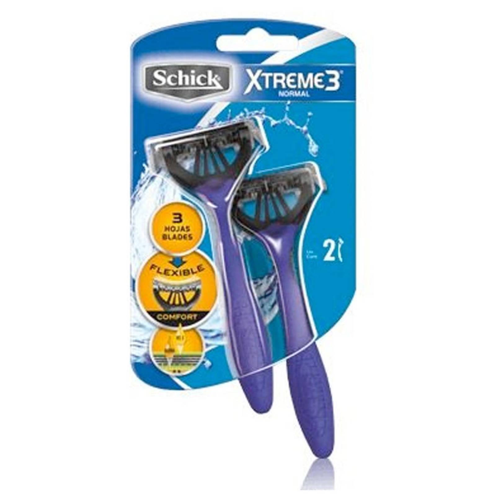 RASTRILLO SCHICK 7302109C XTREME3 PIEL NORMAL BP2MB