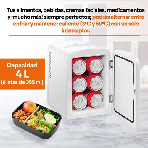 Mini Refrigerador Masterchef Mk-F-4 4 Lt Coche Casa