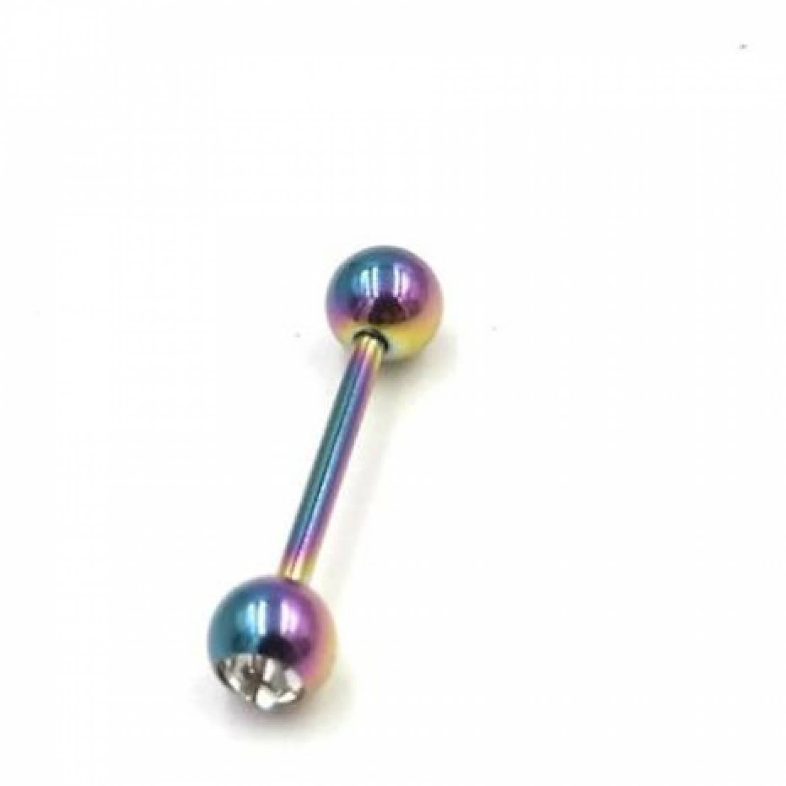Par d Piercings P Oreja Acero Quirurgico 2.5cm x 6mm