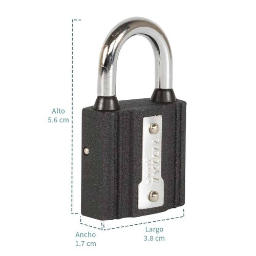 Candado de acero 38mm