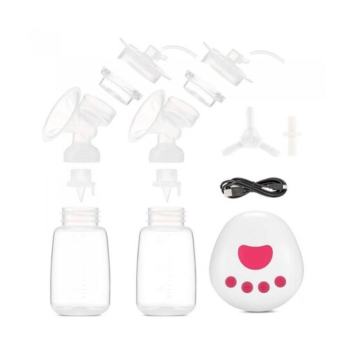 Extractor Eléctrico Doble Inalambrico con Bateria Sacaleche Usb + REGALO