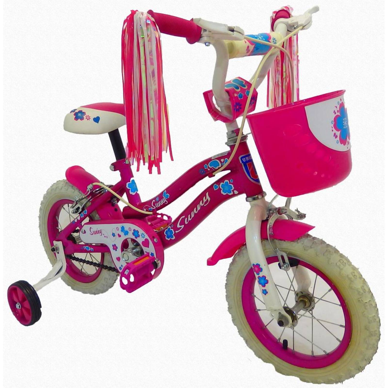 Bicicleta infantil para niña rodada 12 sunny rosa - Sears