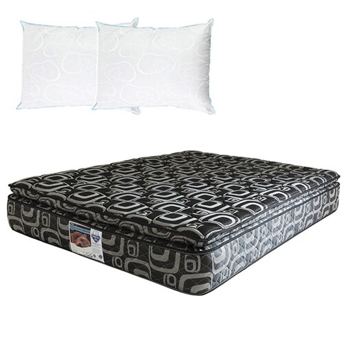 Colchón King Size Spring Air Morgan Con 2 Almohadas Oso