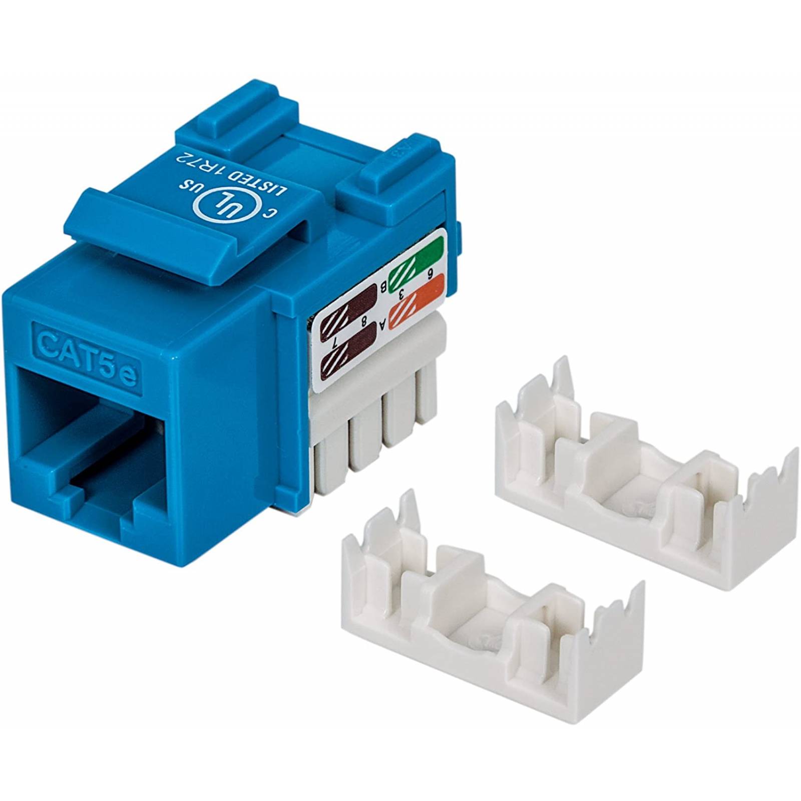 Jack Rj45 Cat5e Intellinet Utp Keystone De Impacto Azul