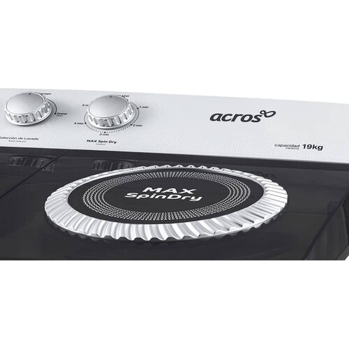 Lavadora acros mod. ald1945je 2 tinas 19KG