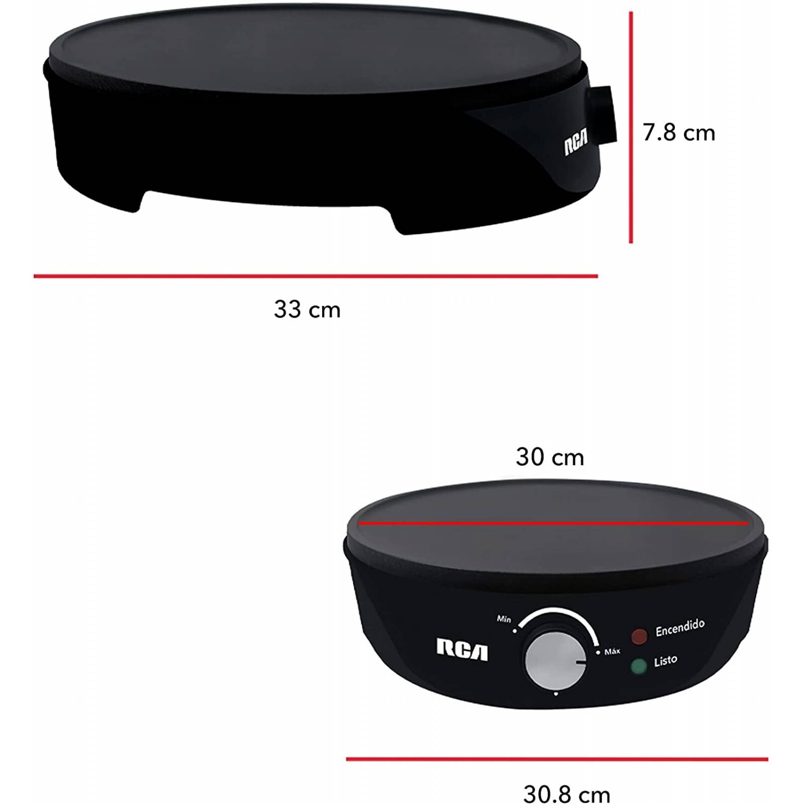 CREPERA ANTIADHERENTE MARCA RCA