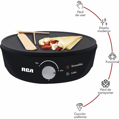 CREPERA ANTIADHERENTE MARCA RCA