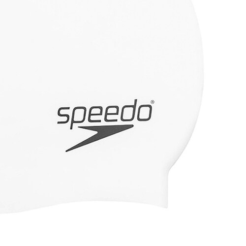 Gorra SPEEDO Unisex ELASTOMERIC SOLID Blanco