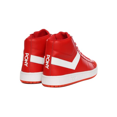 Tenis Pony Mujer Rojo Pro 80 Hi Ruby Casual 2484