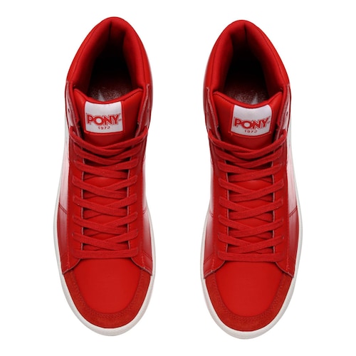 Tenis Pony Mujer Rojo Pro 80 Hi Ruby Casual 2484