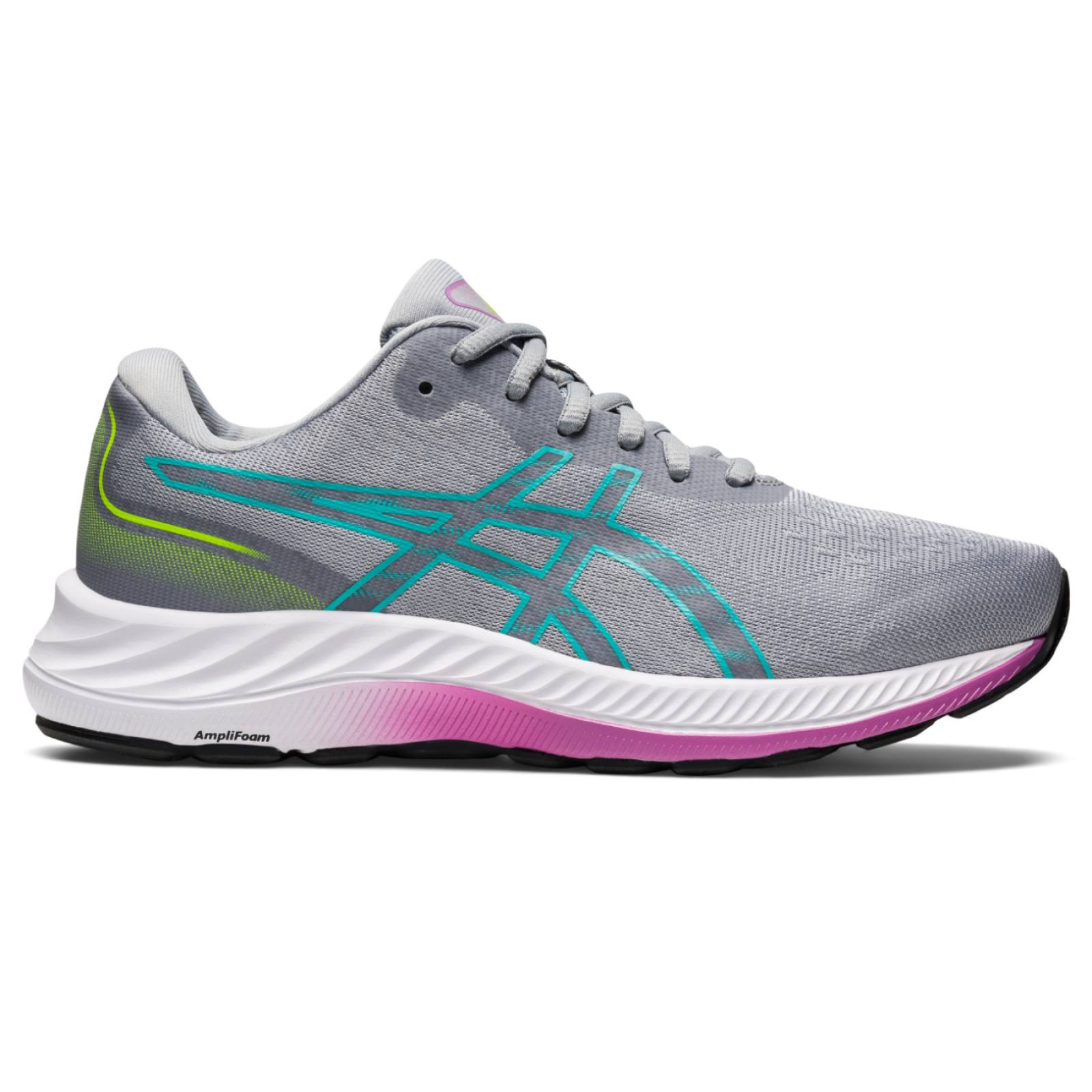TENIS ASICS MUJER GRIS GEL-EXCITE 9 STANDARD 1012B182