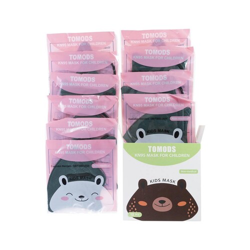 Kn95 Infantil Cubrebocas certificado Tomods 10pz
