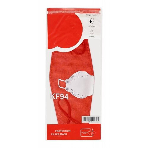 Cubrebocas Kf94 Mascarillas Proteccion Maxima 10pzs Adulto