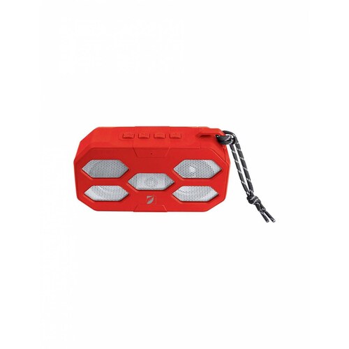 Bocina recargable Green Leaf con Bluetooth y KSR-Link Rojo