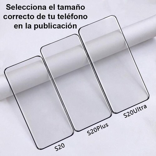 Mica Cristal Templado Curvo Samsung S20 Plus