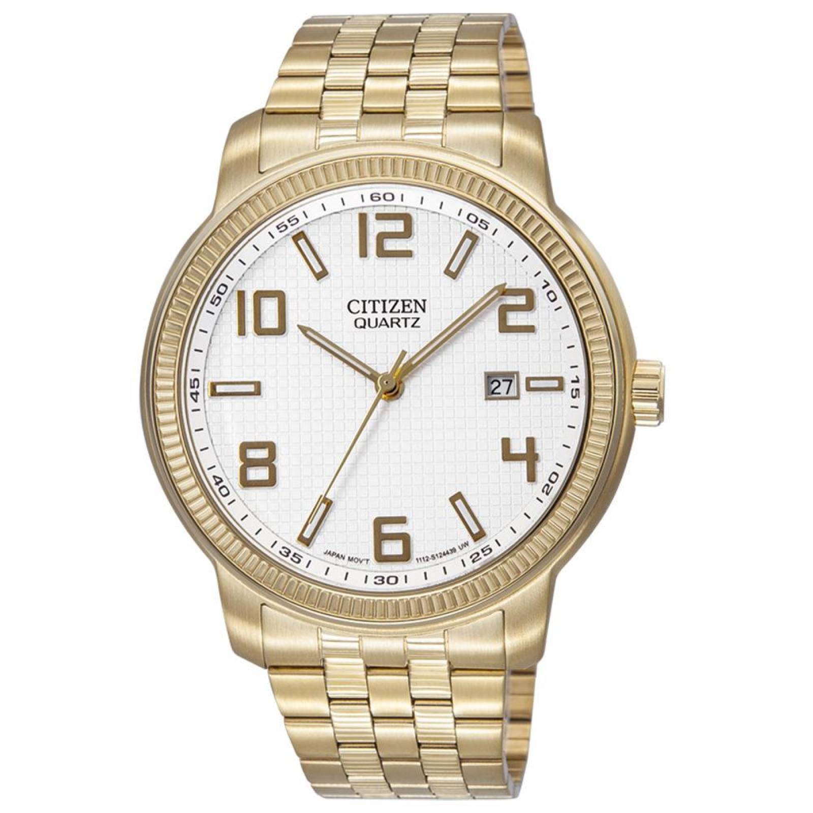 Reloj Citizen Quartz Caballero Dorado Coll BI0992-51A - S022
