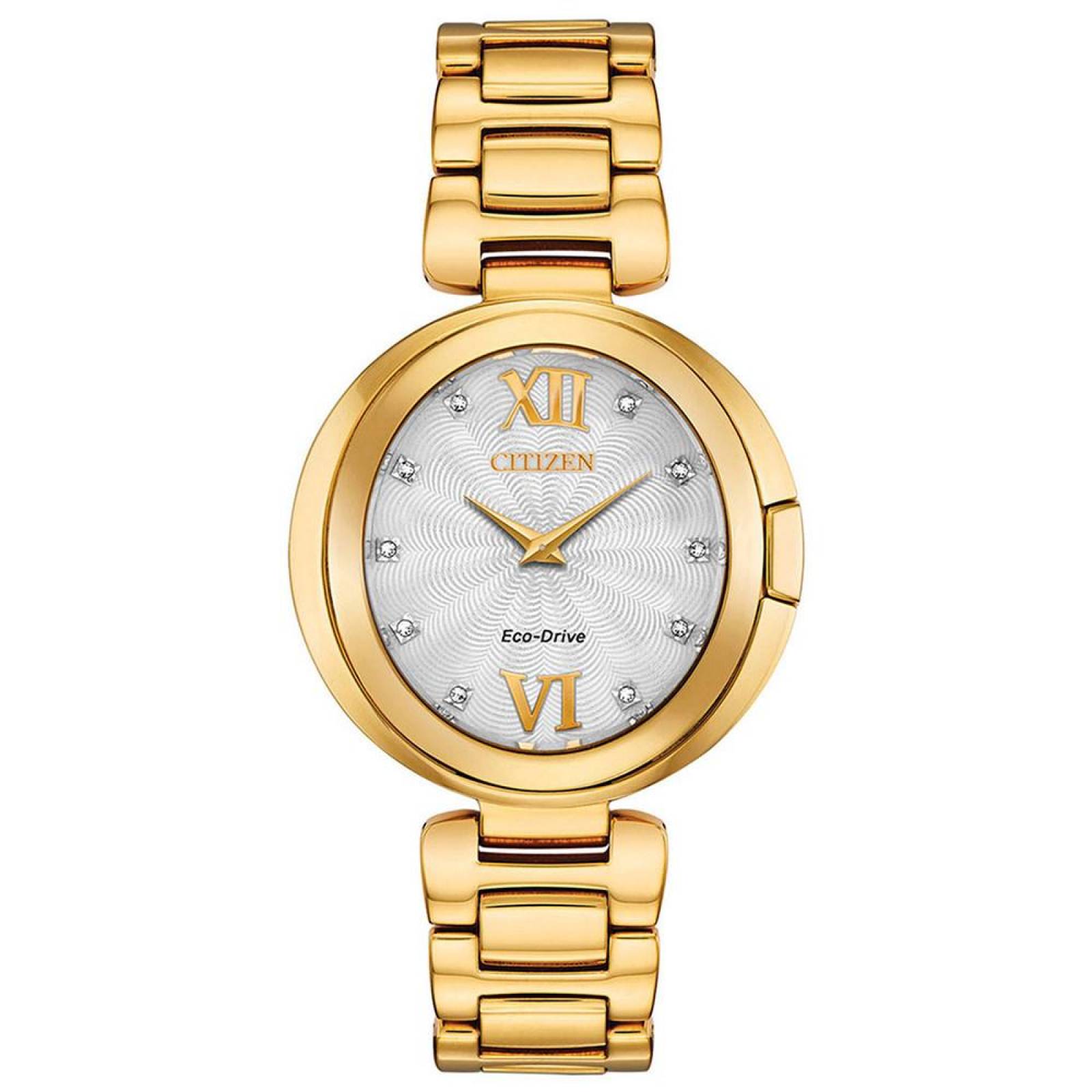 Reloj Citizen Eco-Drive Dama Dorado Cap EX1512-53A - S022