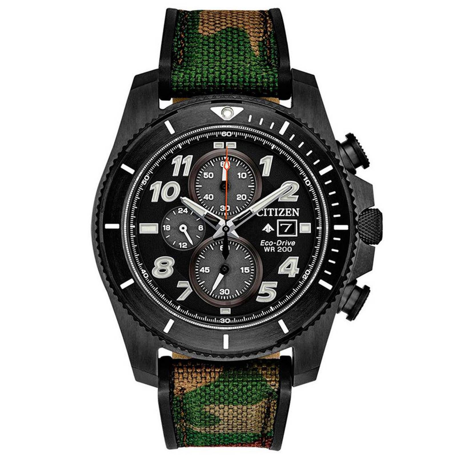 Reloj Citizen Eco-Drive Caballero Verde Pt CA0727-12E - S022