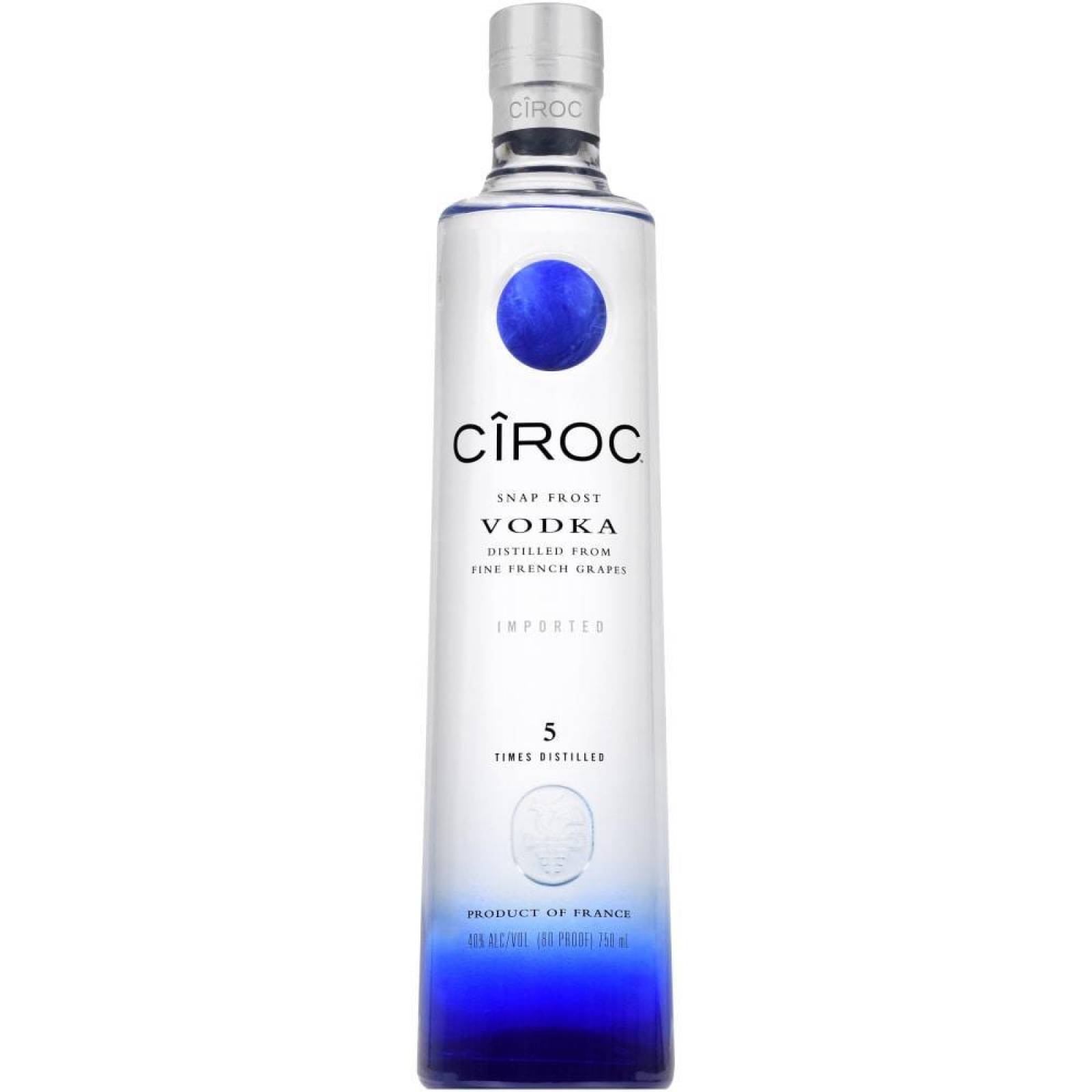 Caja de 12 Vodka Ciroc Snap Frost 750 ml