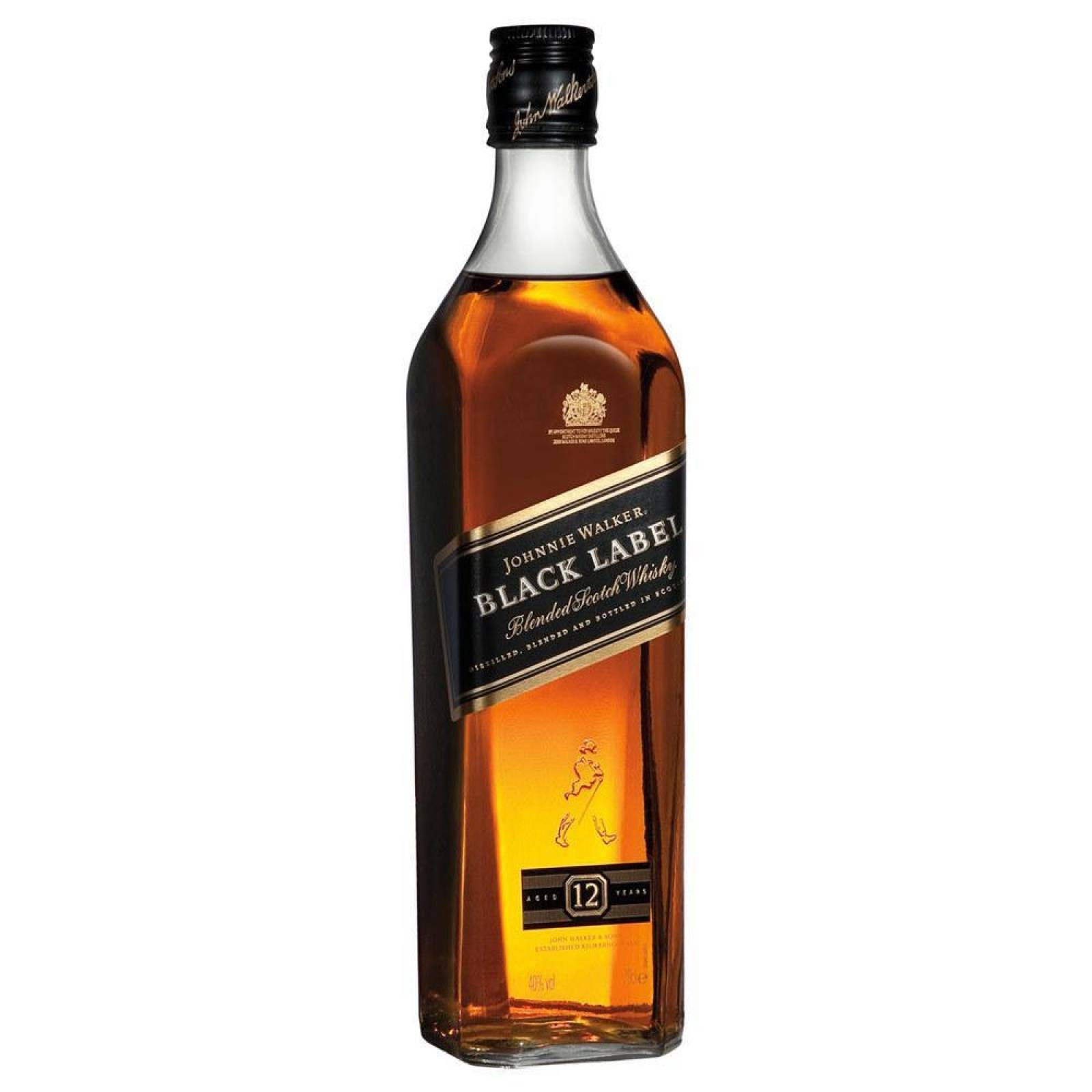 Caja de 12 Whisky Johnnie Walker Blend Black Label 750 ml