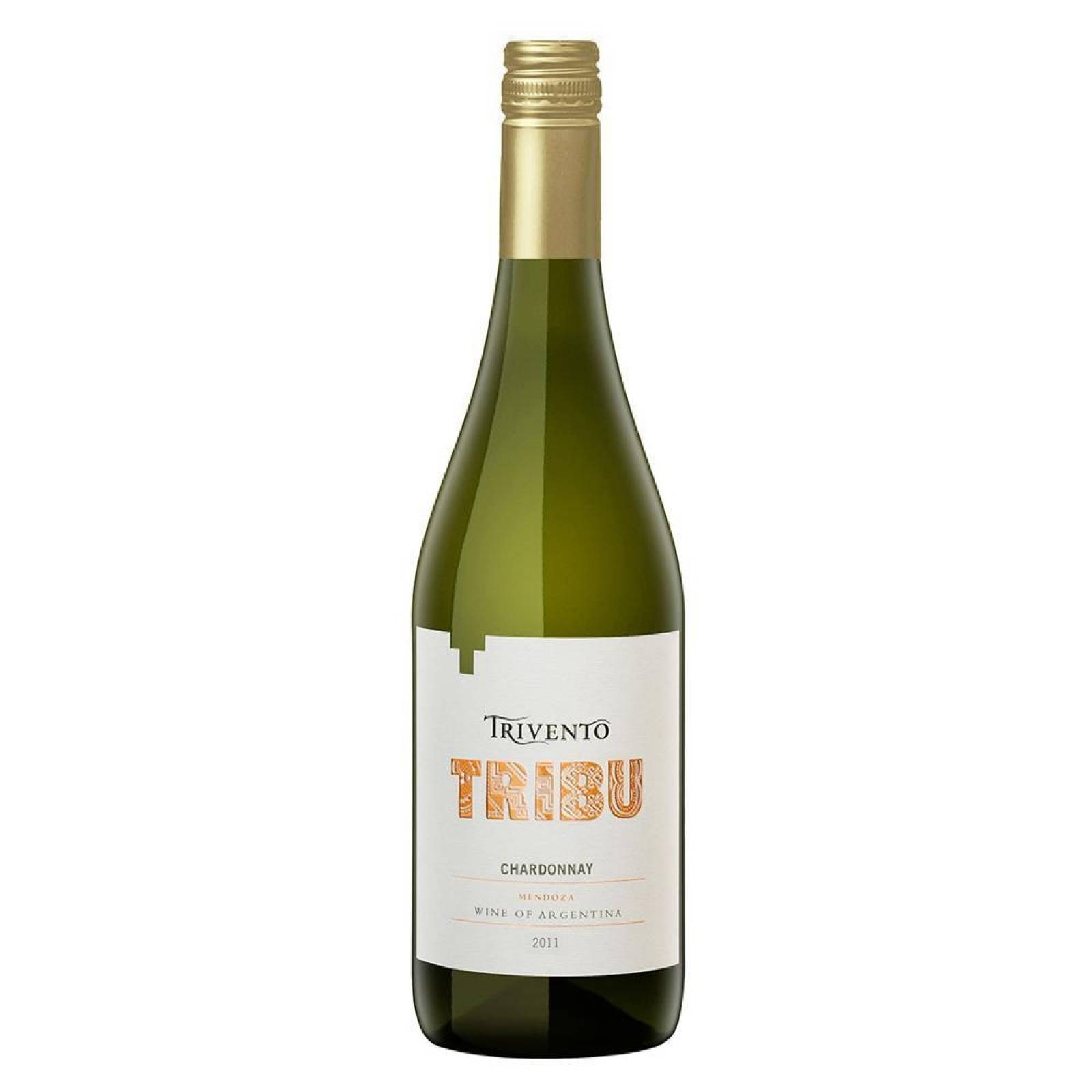 Caja de 12 Vino Blanco Trivento Tribu Chardonnay 750 ml