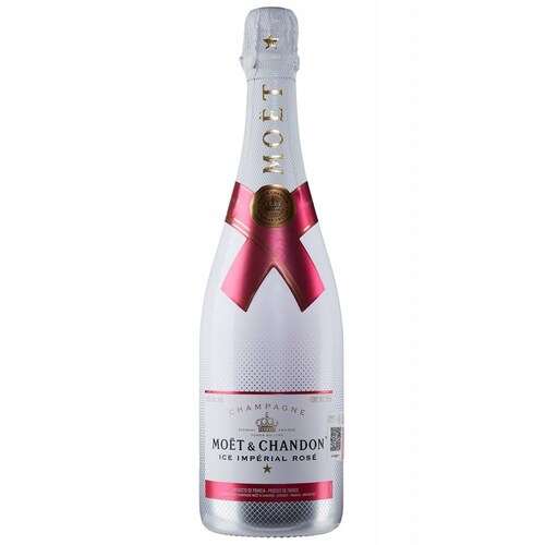Caja de 6 Champagne Moet Chandon Ice Imperial Rose 750 ml
