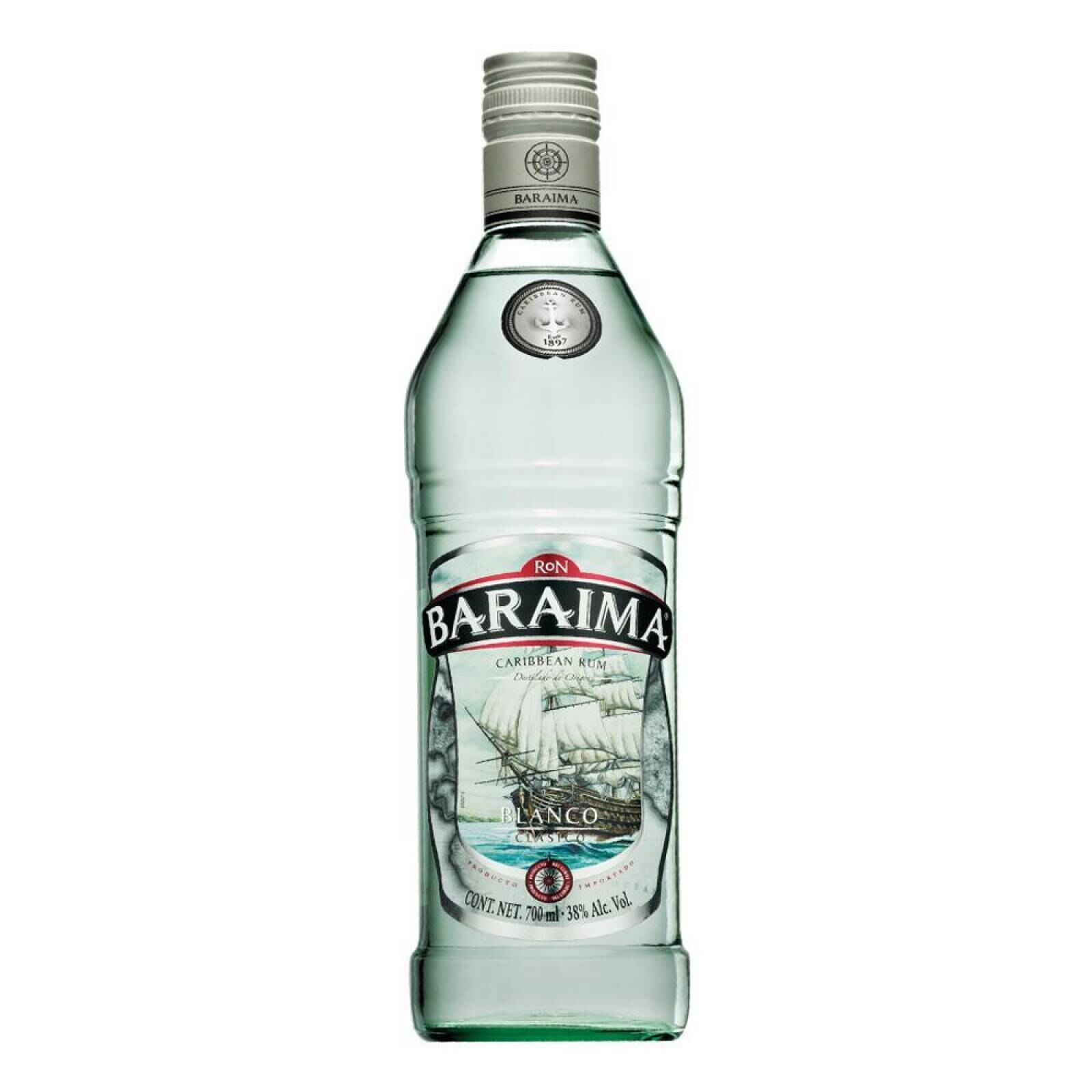 Pack de 4 Ron Baraima Blanco 200 ml
