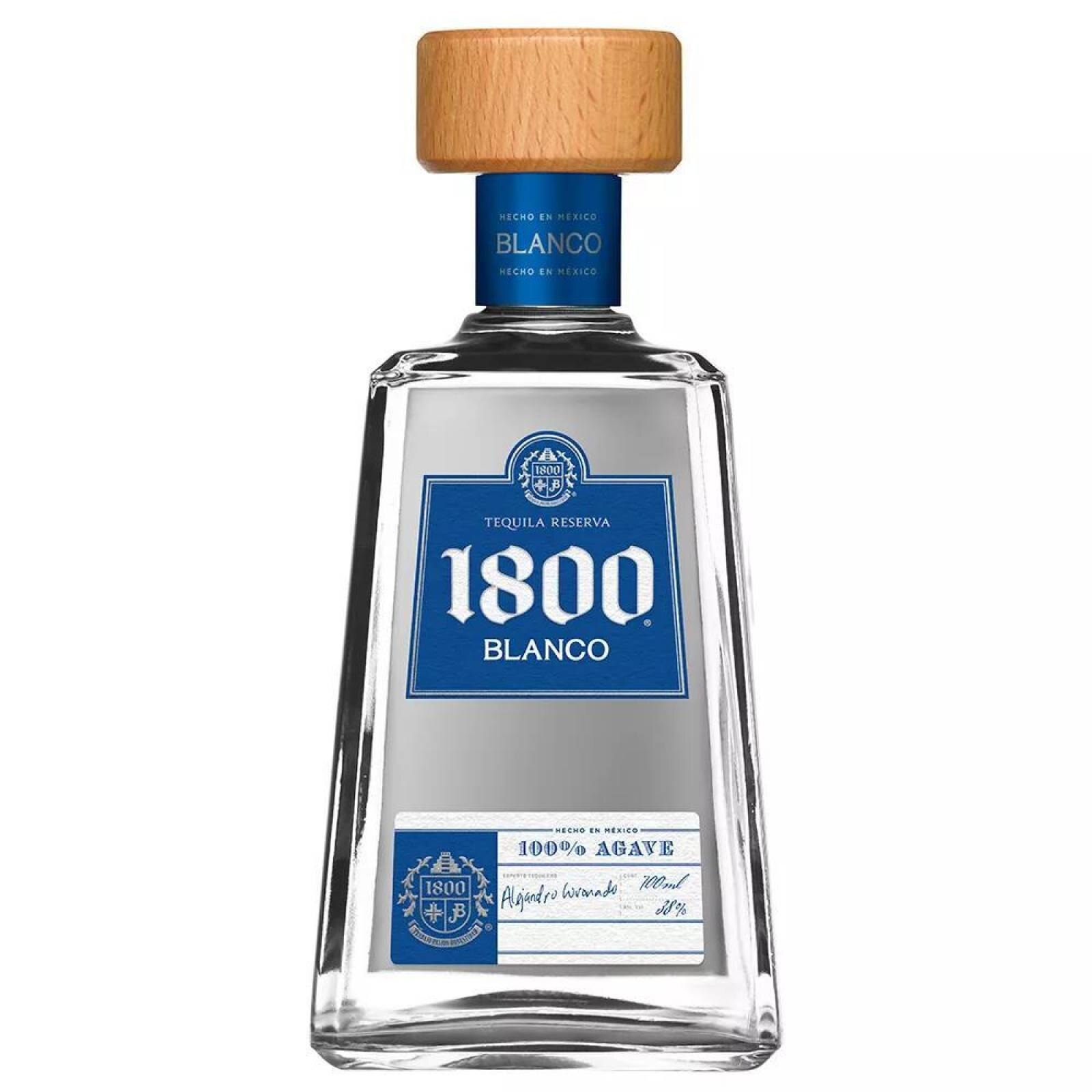 Pack de 12 Tequila 1800 Blanco 700 ml