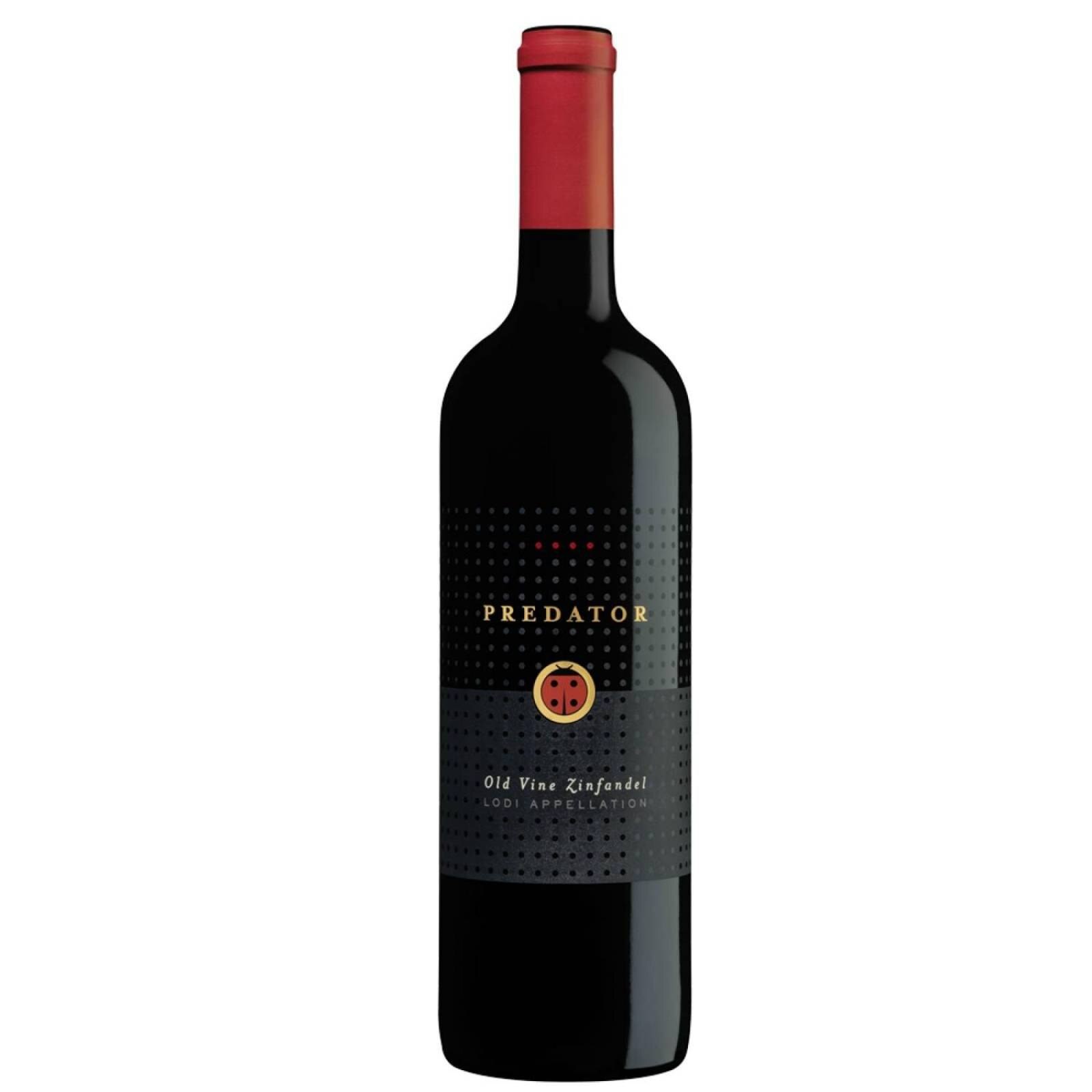 Pack de 2 Vino Tinto Predator Zinfandel 750 ml