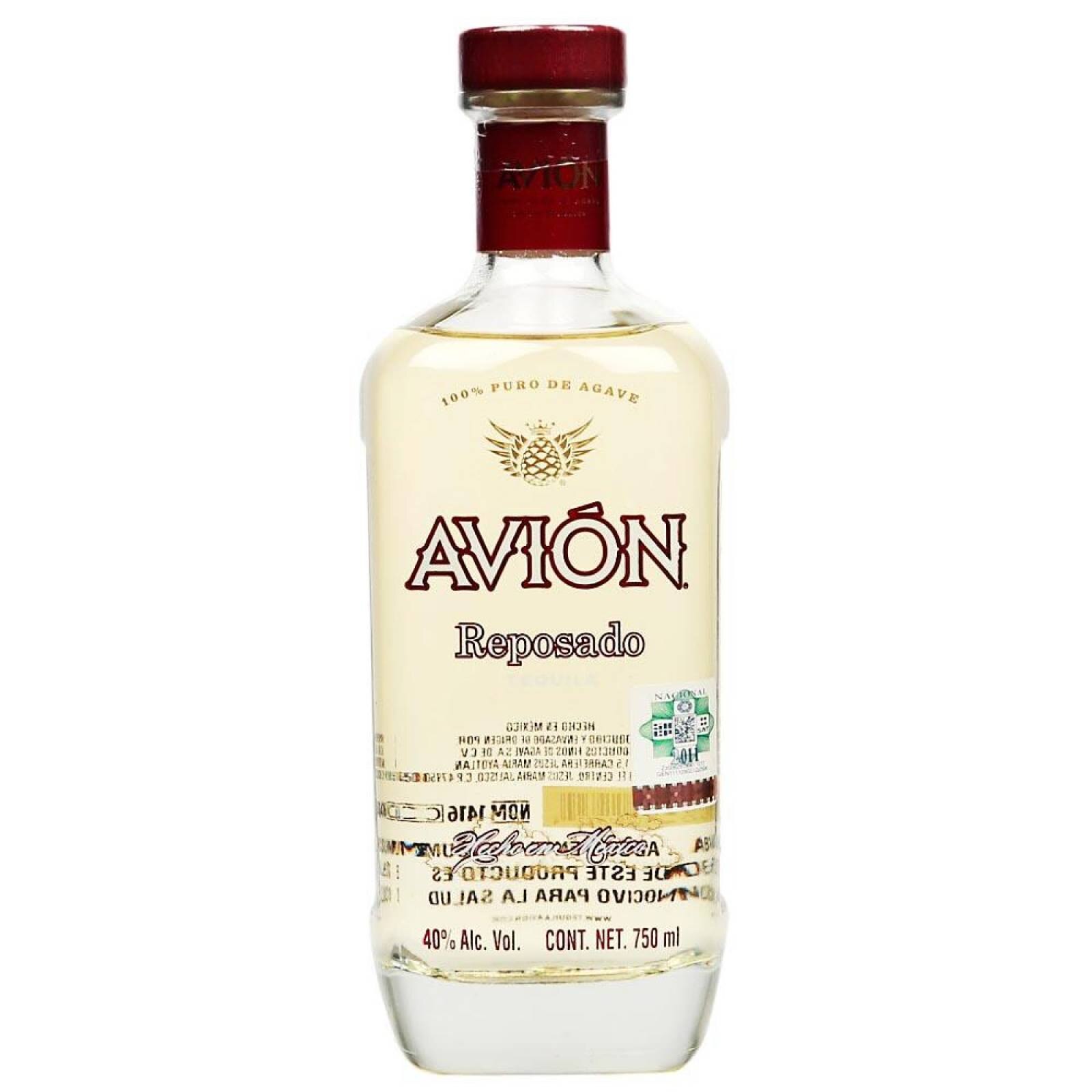 Pack de 4 Tequila Avion Reposado 750 ml