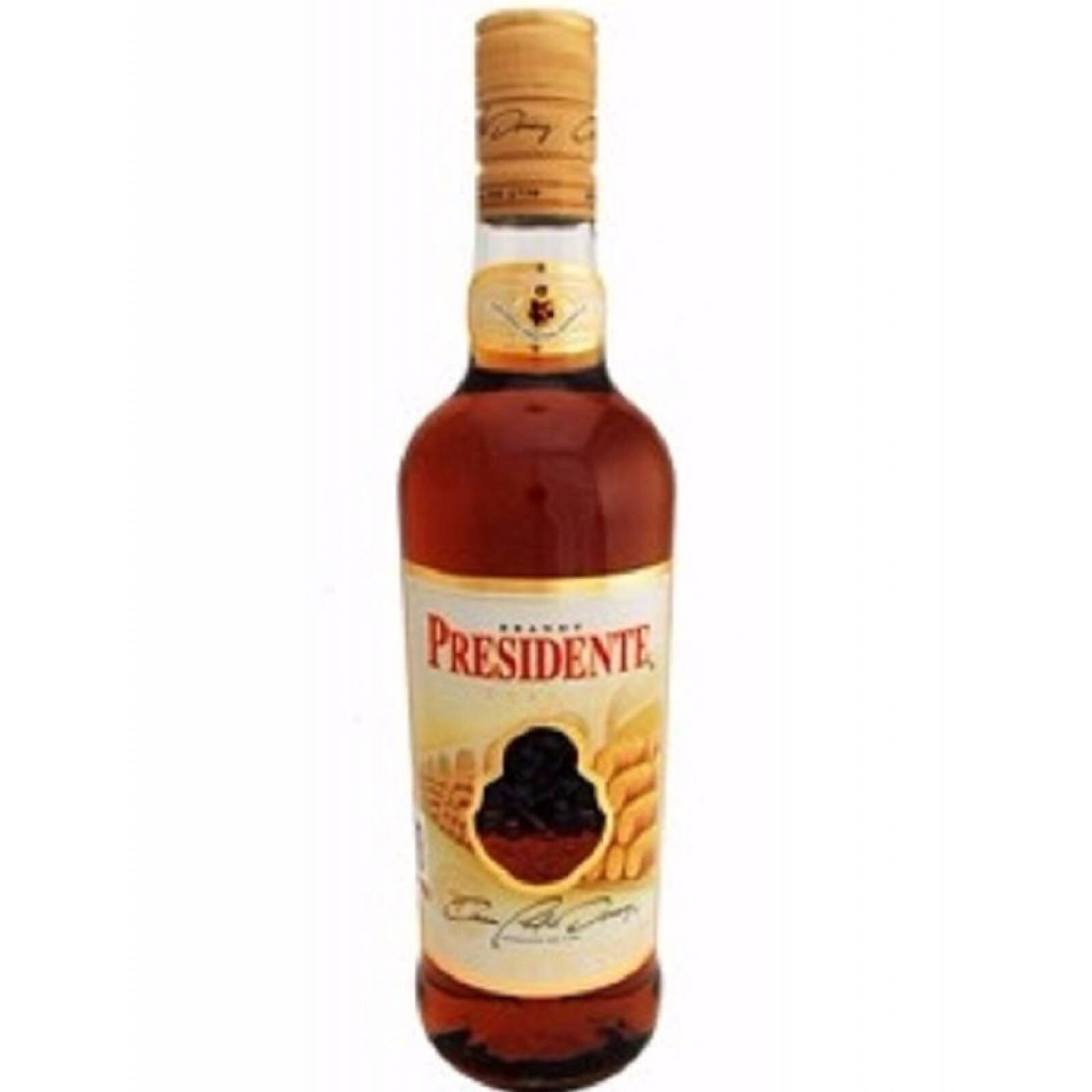 Pack de 4 Brandy Presidente Clasico 700 ml