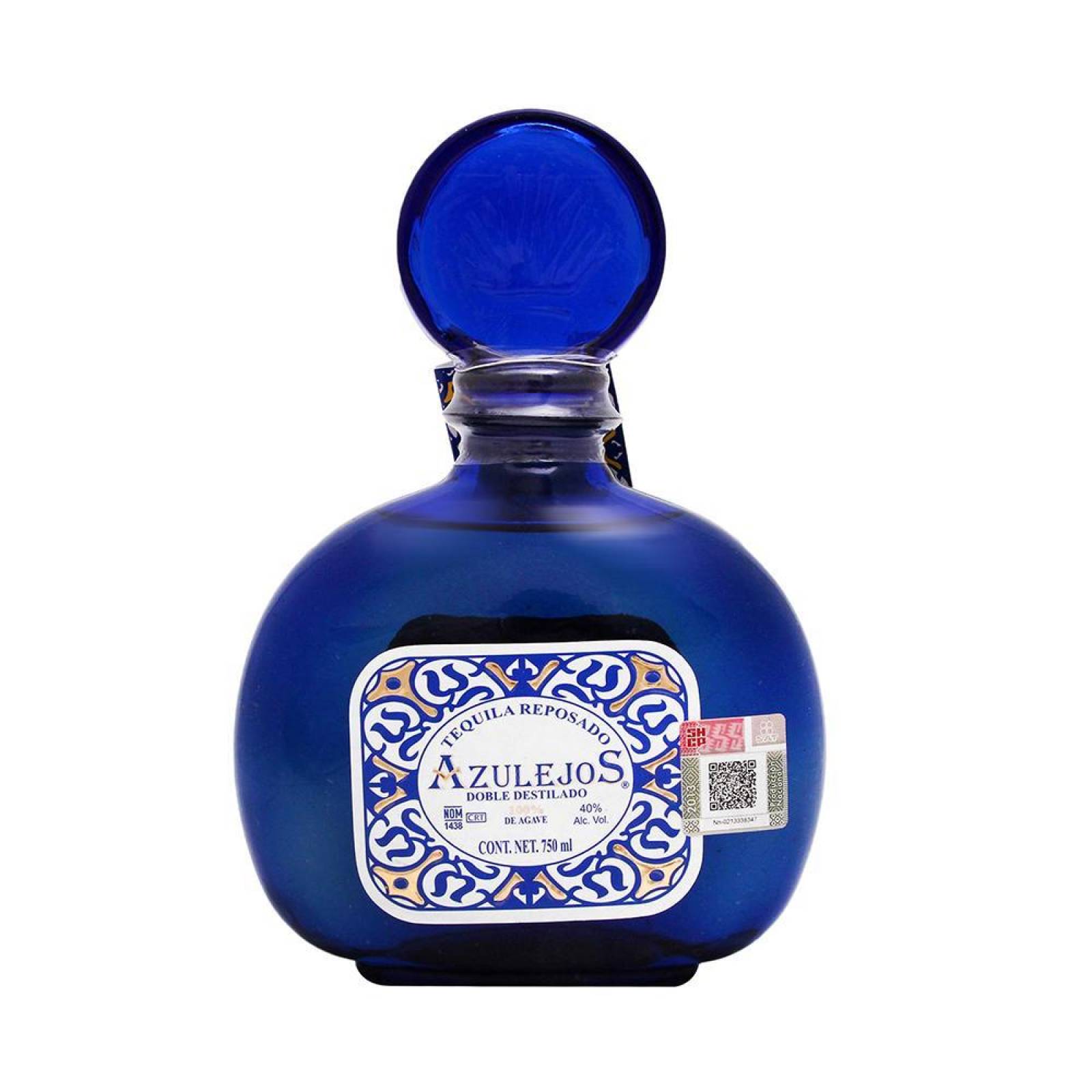 Pack de 4 Tequila Los Azulejos Reposado 750 ml