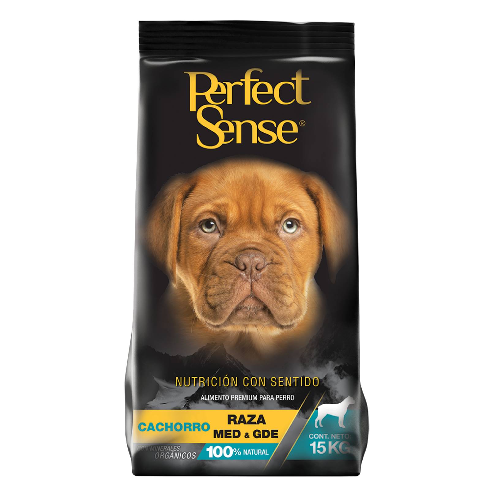 Alimento para Cachorro Perfect Sense Raza Med Gde 15 Kg