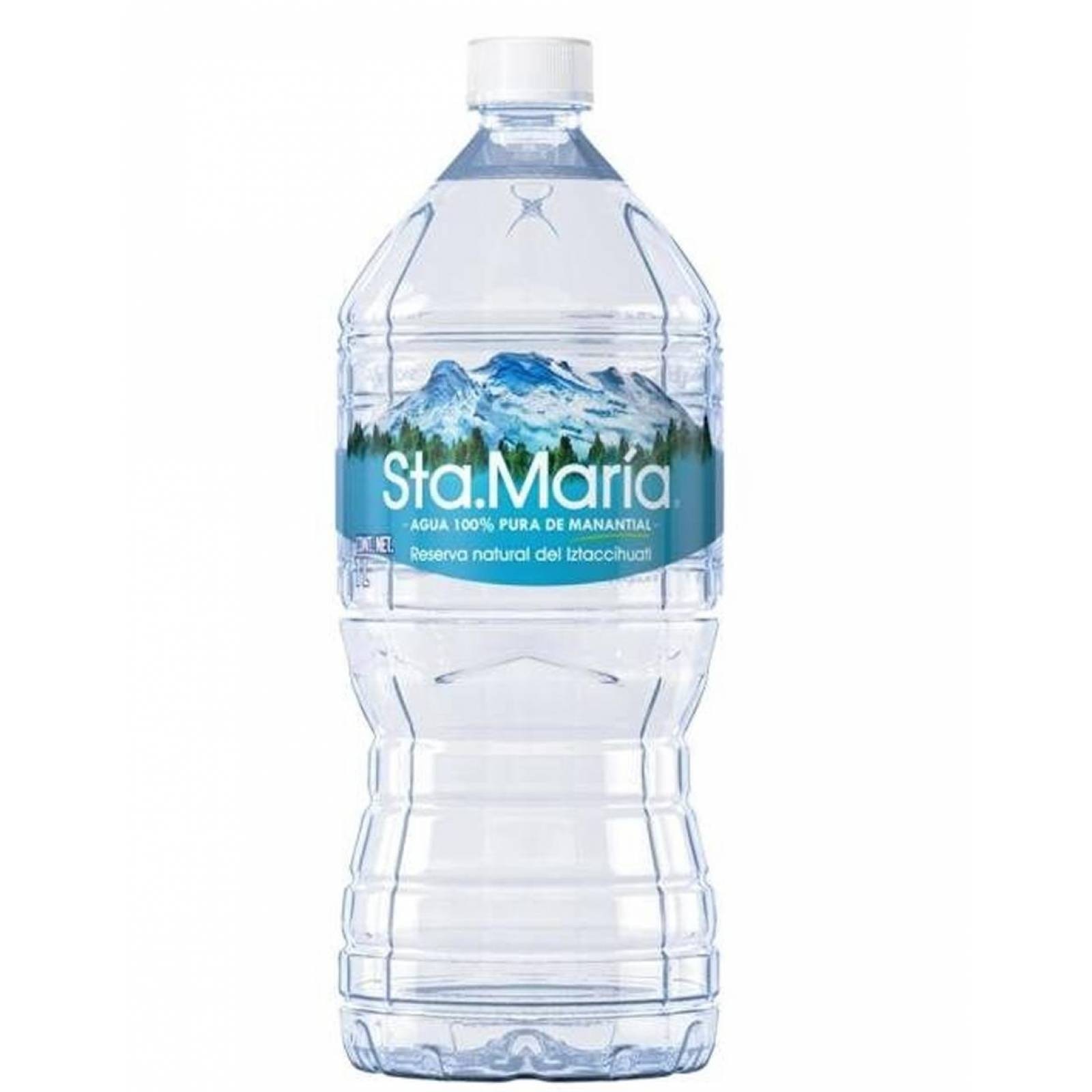 Pack de 6 Agua Santa Maria 1 L