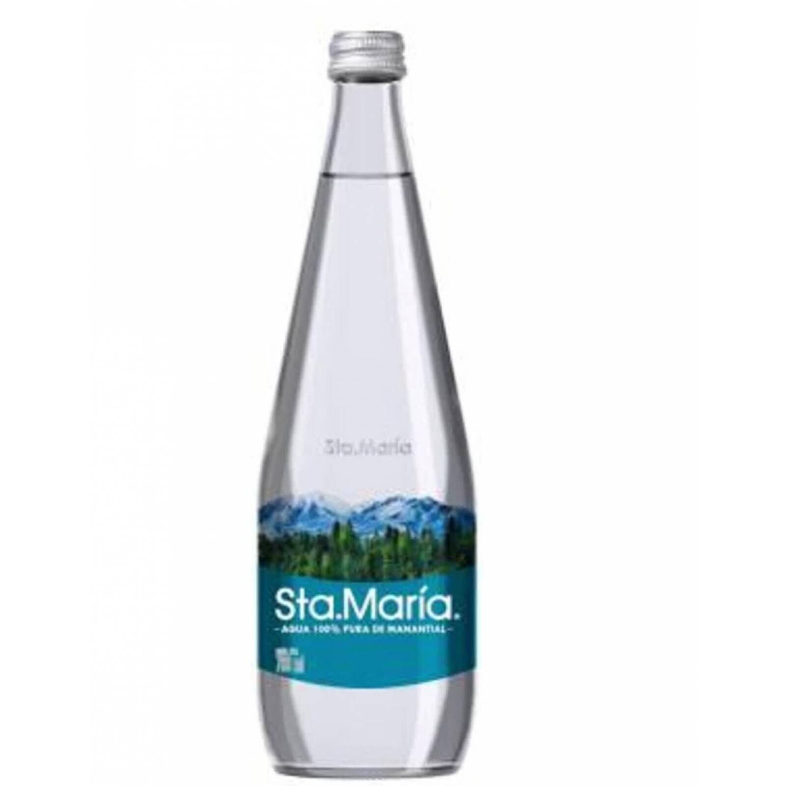 Pack de 2 Agua Santa Maria 700 ml