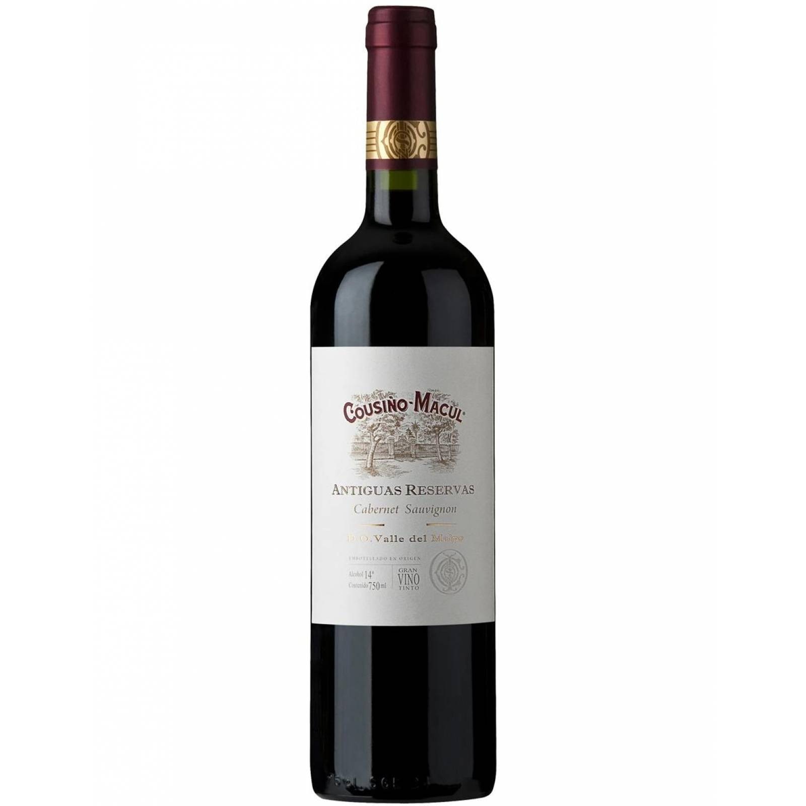 Vino Tinto Cousiño Macul Cabernet Sauv Ant Rva 750 ml