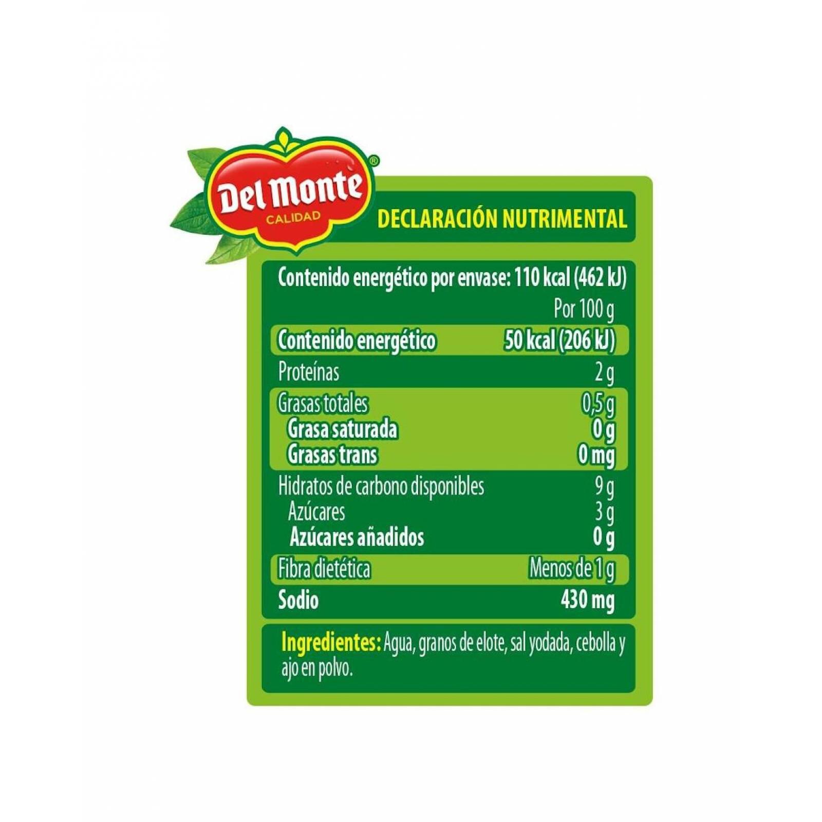 Pack de 24 elote dorado del monte de 225g - Sears