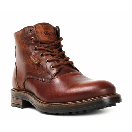 Bota levis casual cafe para caballero lv-211332c