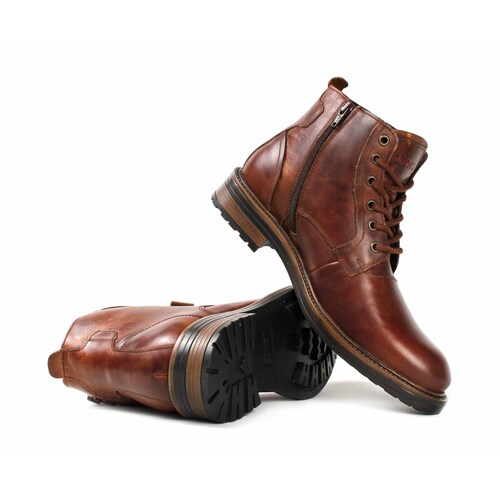 Bota levis casual cafe para caballero lv-211332c